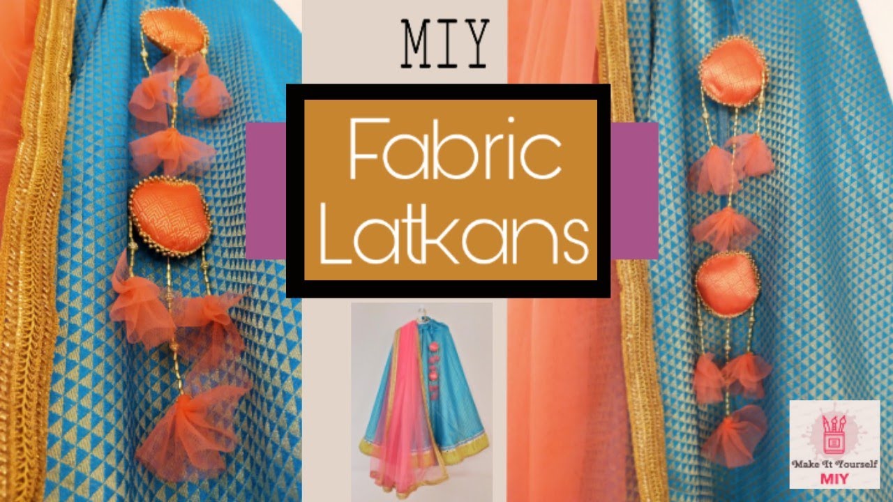 Make designer latkans at home | Quick & easy handmade heavy latkan ...
