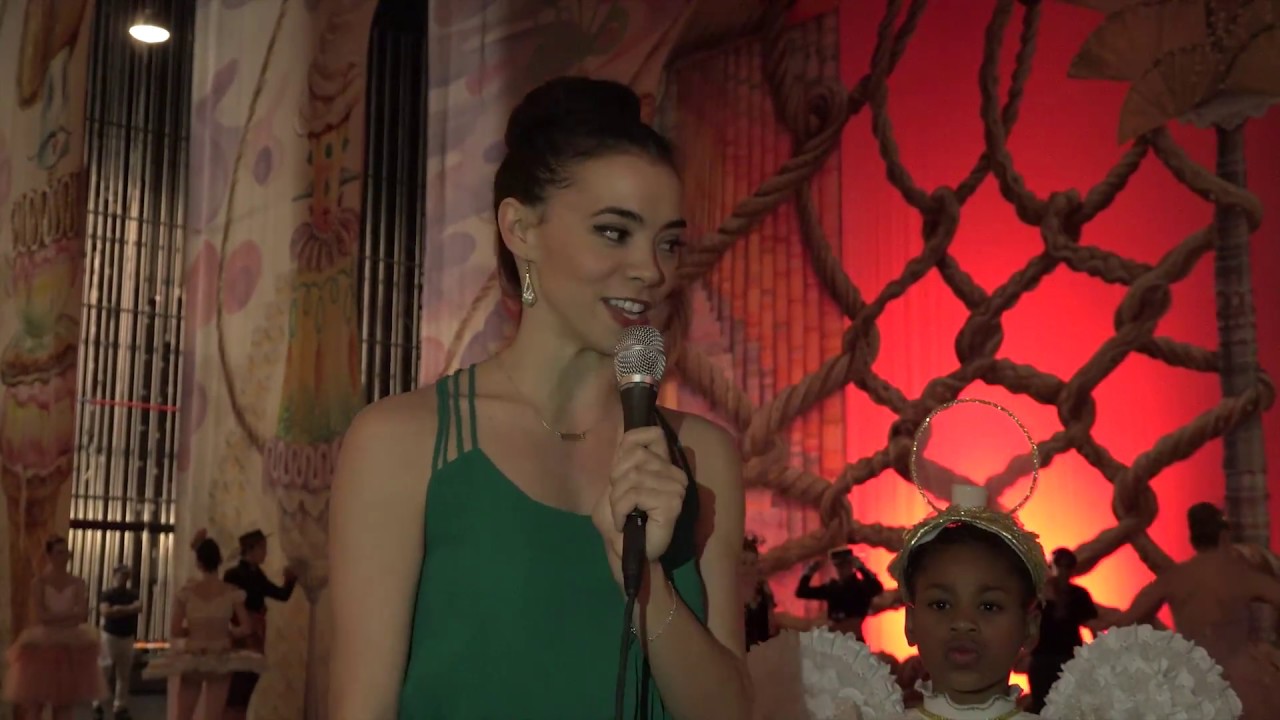 Backstage interview with Dancer Adrienne Carter - YouTube