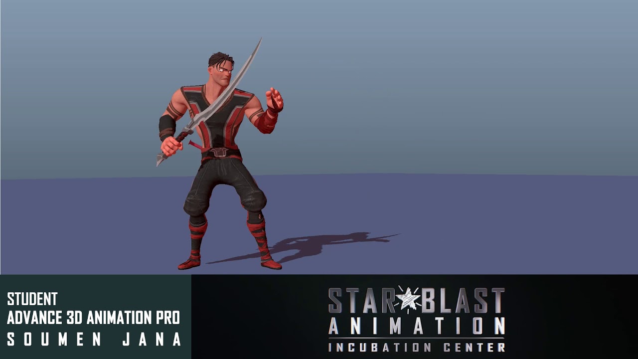 SOUMEN JANA SOWRED FIGHT - Advance 3D Animation Pro - YouTube