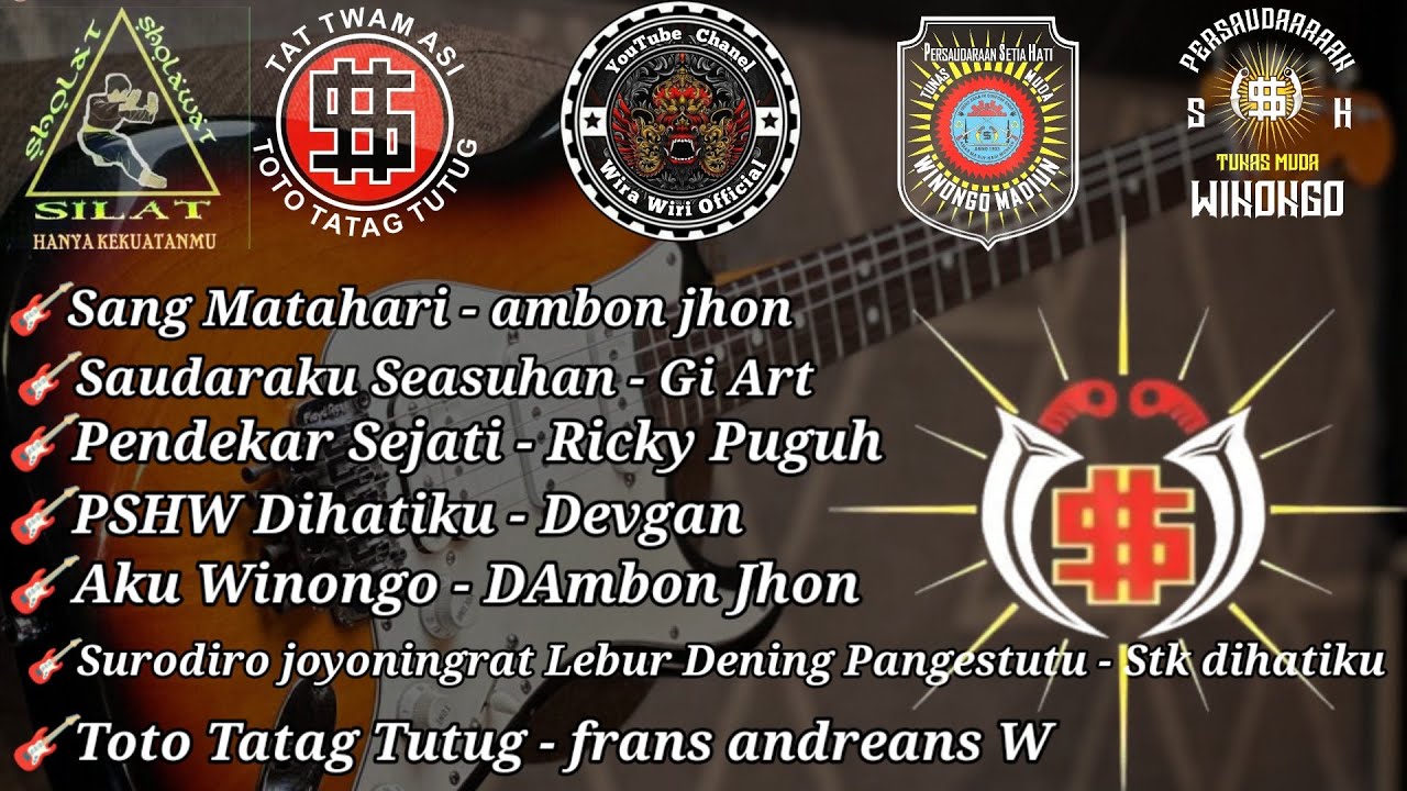 kumpulan lagu Persaudaraan Setia Hati Winongo Ter hits - YouTube