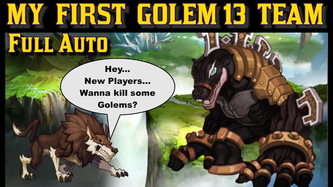 GOLEM 13 - EASYMODE - Starter Gear - F2P units - Consistent - Step-By ...