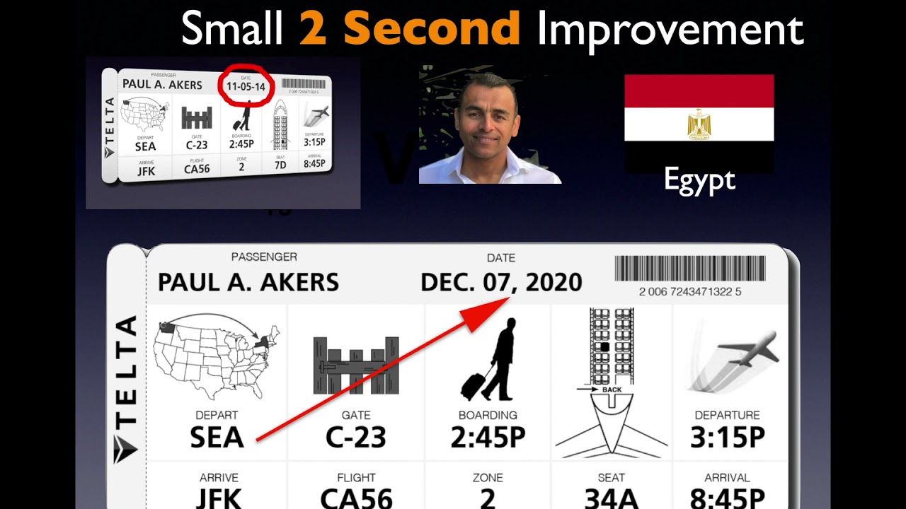Lean Airline Ticket Improved! - YouTube