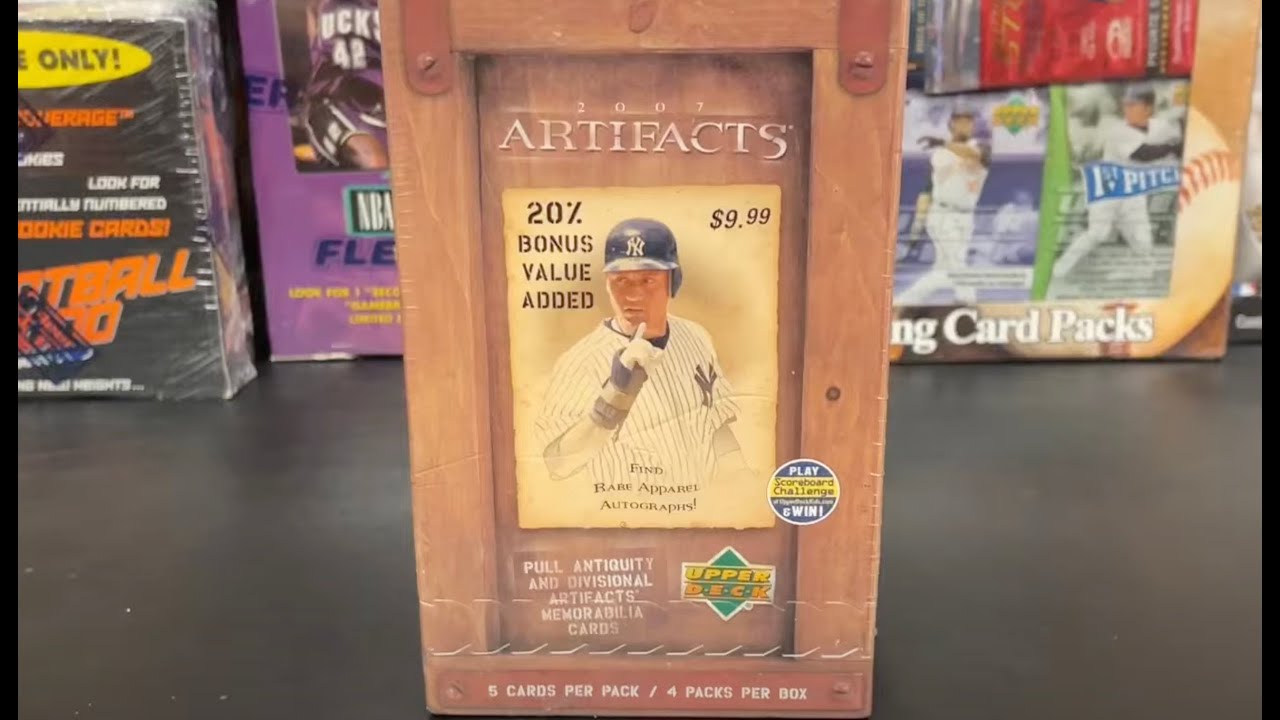 2007 Upper Deck Artifacts MLB Blaster Box - YouTube