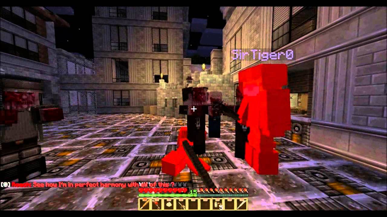 Minecraft - Hypixel Zombie Survival Map - Part 2 - YouTube