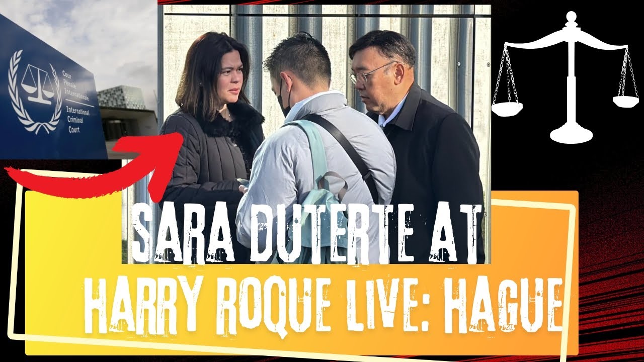 Harry Roque at Sara Duterte LIVE The Hague - YouTube