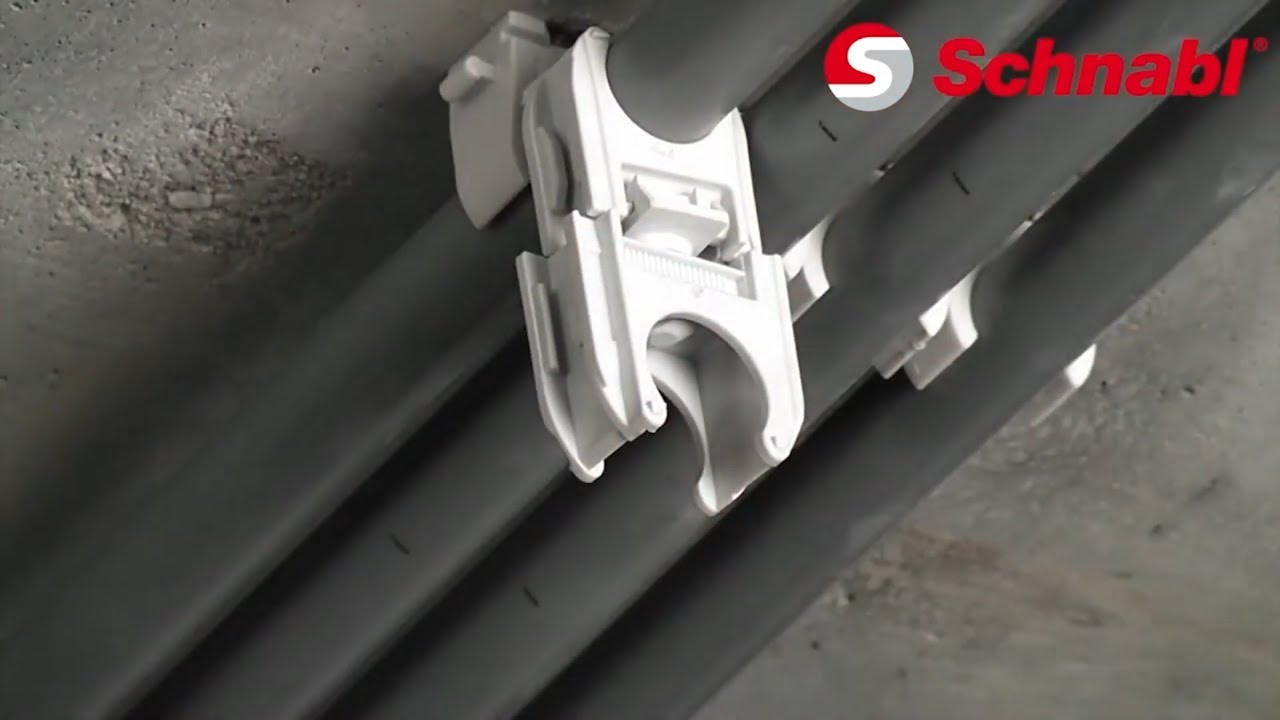 Schnabl kabelbeugels EC16 GRIJS - Slim bevestigen - YouTube
