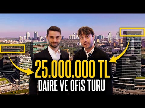 Londra'da Değil İstanbul'da Lüks Bir Daire ve Ofis Turu! Vadistanbul Evleri