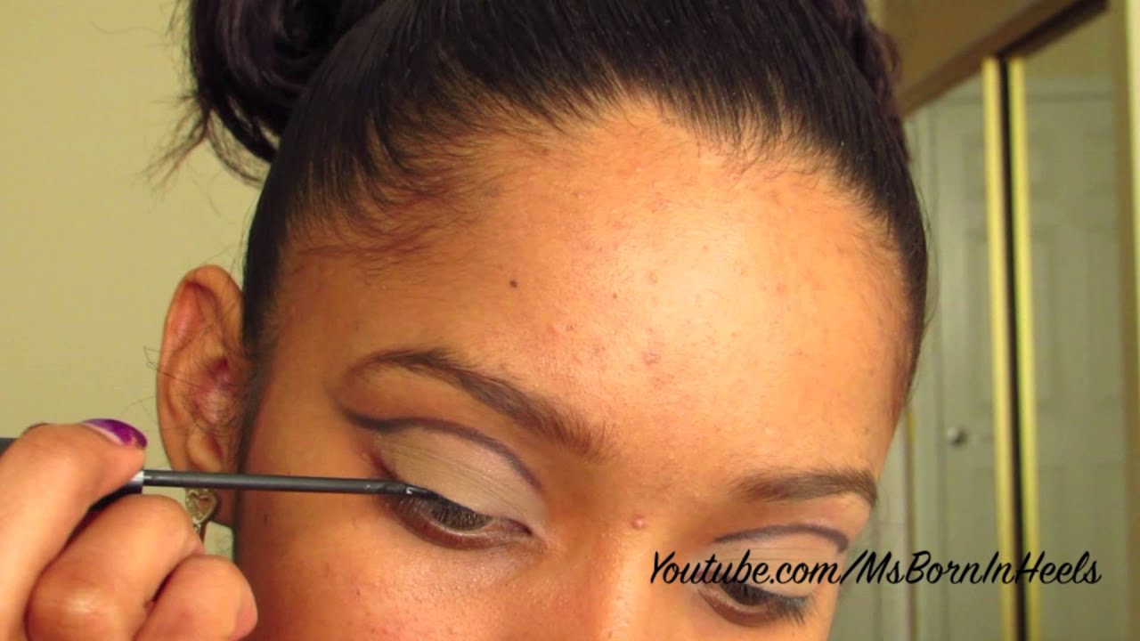 Geometric Eyeliner Tutorial - YouTube
