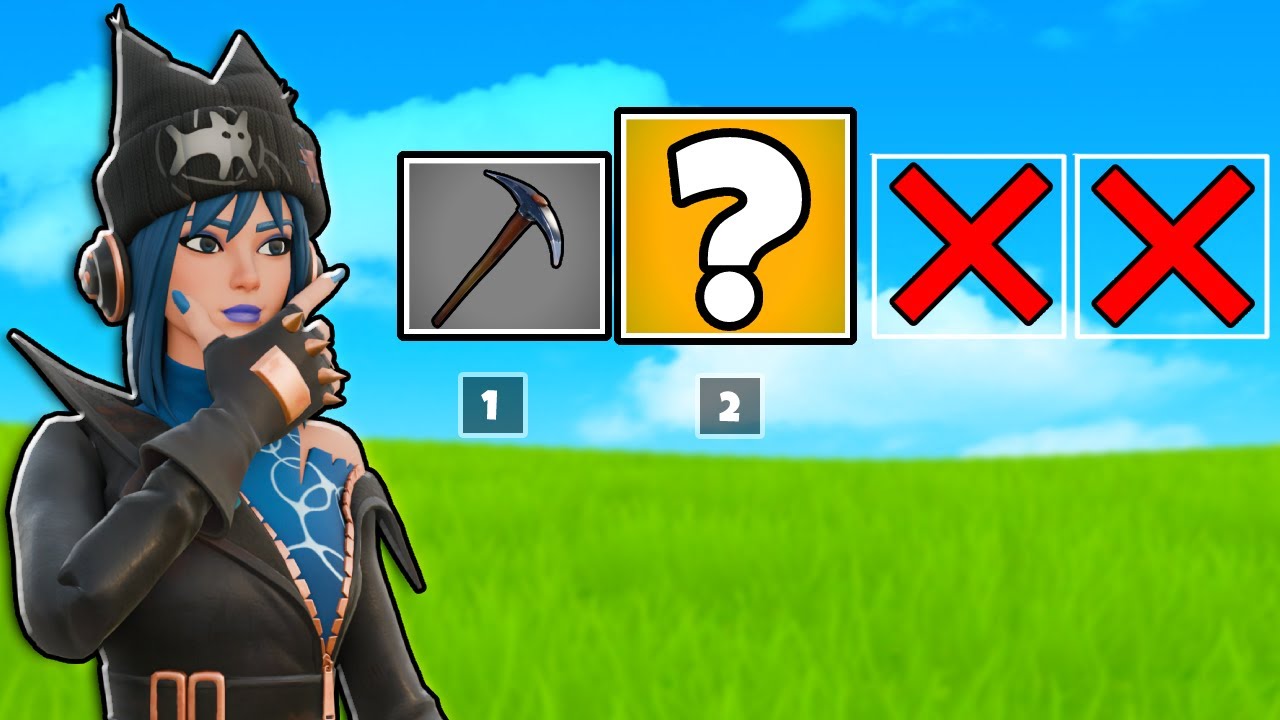 The 1 INVENTORY SLOT *ONLY* Challenge in Fortnite! ( Chapter 5 ) - YouTube