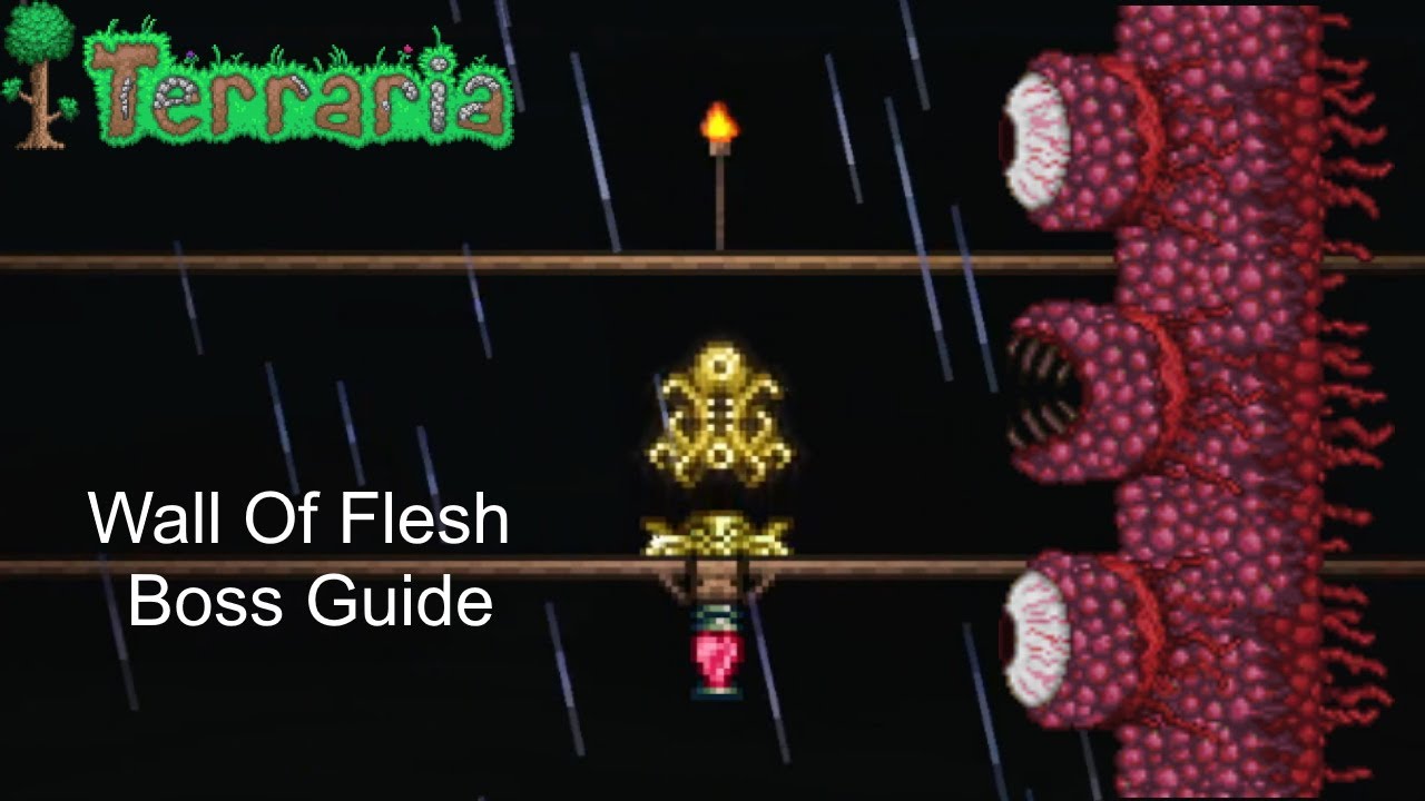 Terraria Wall of Flesh Boss Guide - YouTube