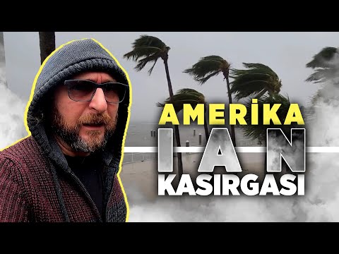 IAN KASIRGASI FLORIDA'YI YERLE BİR ETTİ | Kasırga Anı Görüntüleri