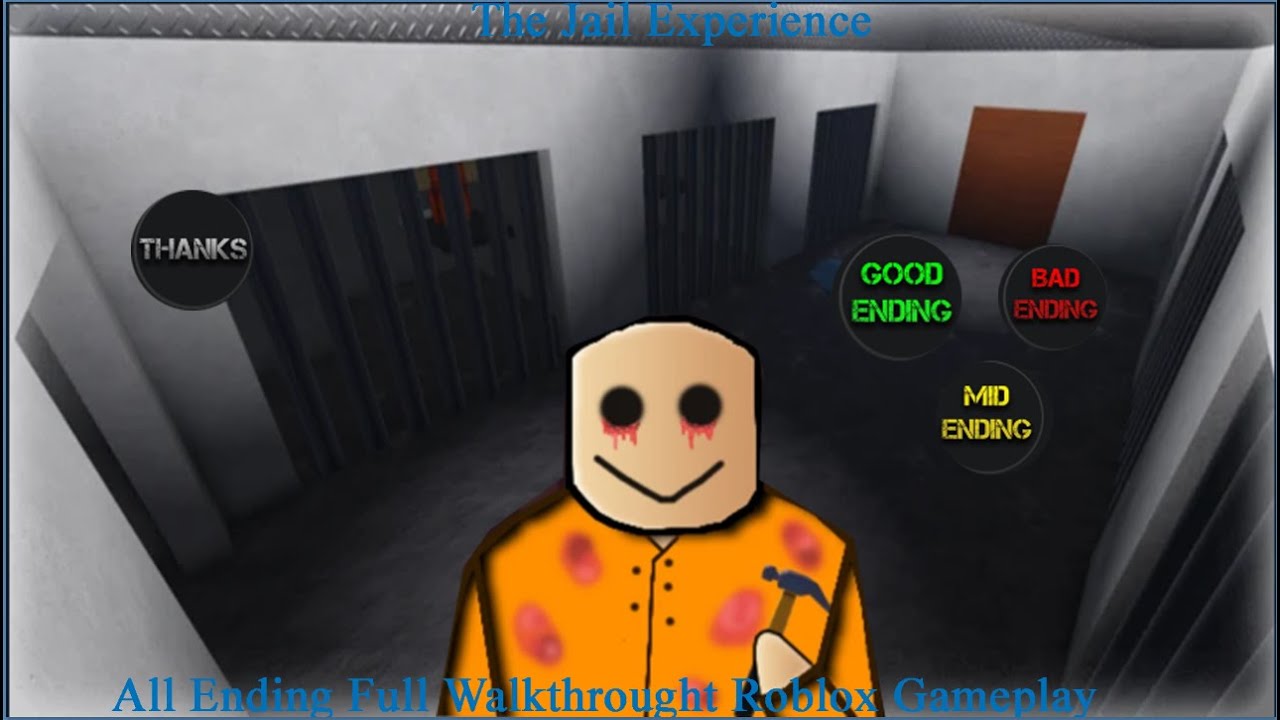 The Jail Experience All Ending Full Walkthought Roblox - YouTube