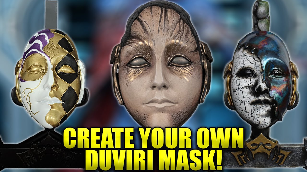 3D Print Warframe Duviri Paradox Masks Today! - YouTube