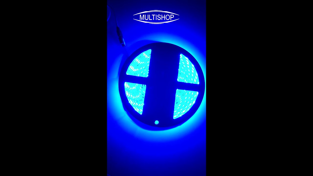 Fita Led 5m RGB Piscando Rápido - YouTube