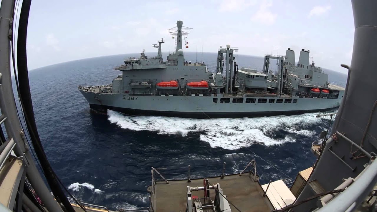 USS Kearsarge: Replenishment At Sea Timelapse - YouTube
