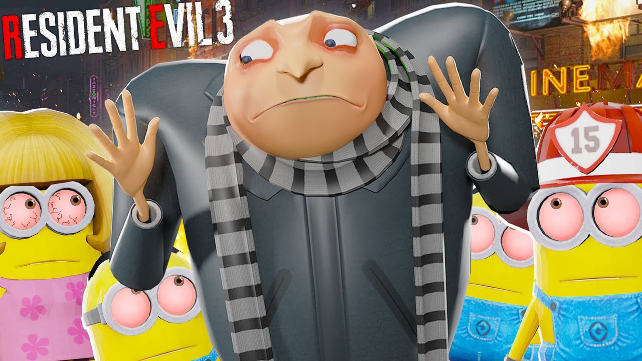 Resident Evil 3 but it's ALL Minions - YouTube