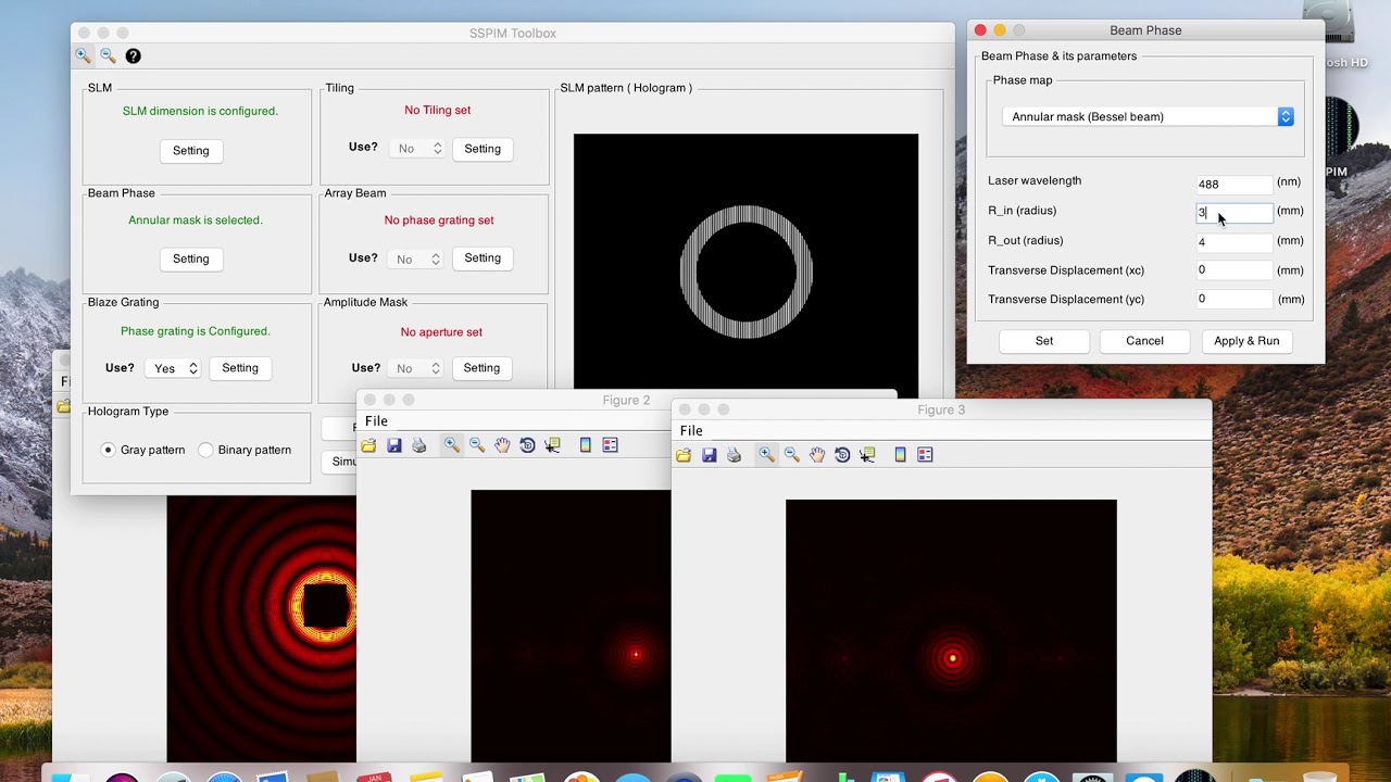 SSPIM tutorial part 5, Annular mask and Bessel beam - YouTube