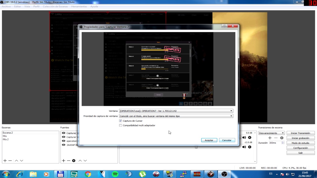 TUTORIAL PARA HACER DIRECTOS DE JUEGOS Y DE OP7 - YouTube