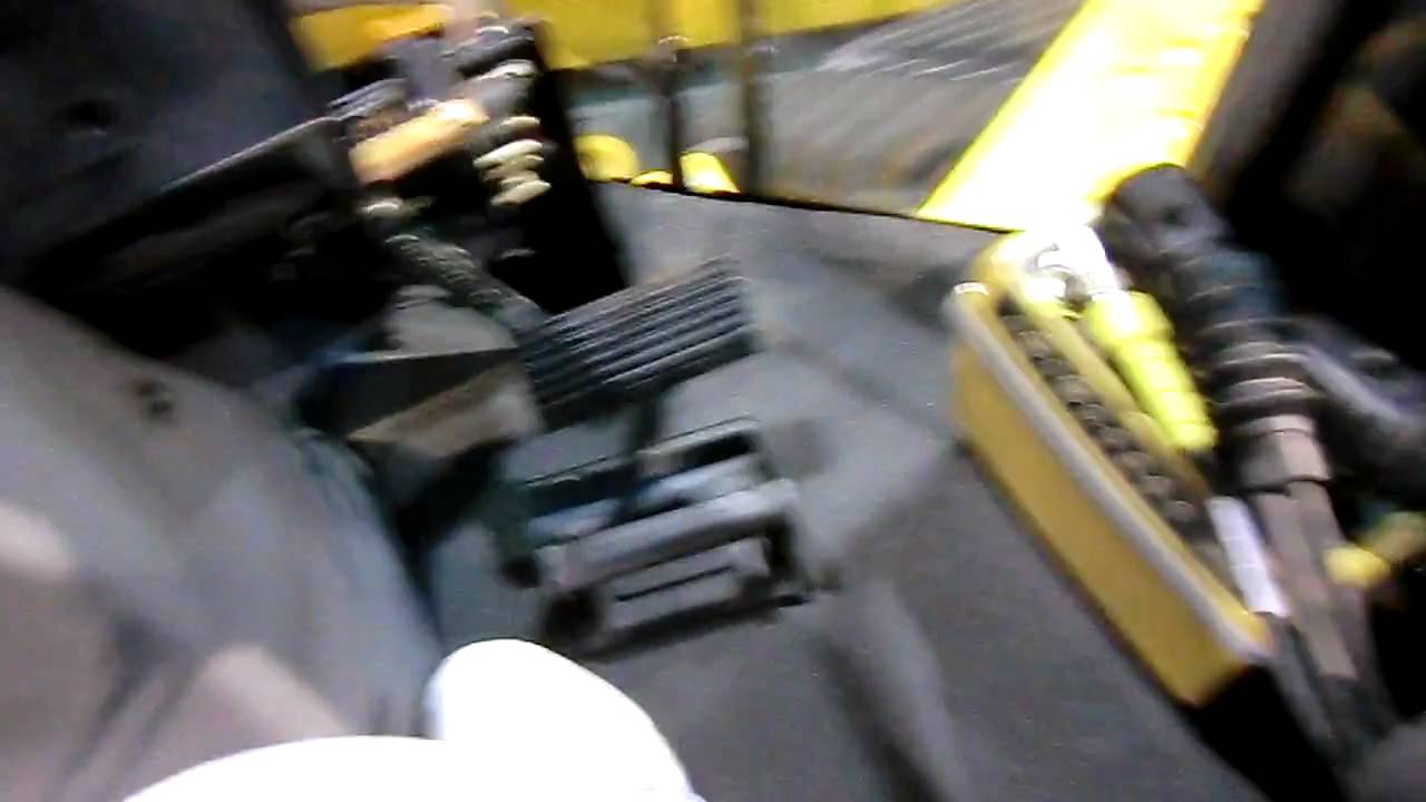 Inside the cab of a John Deere High Speed Dozer - YouTube