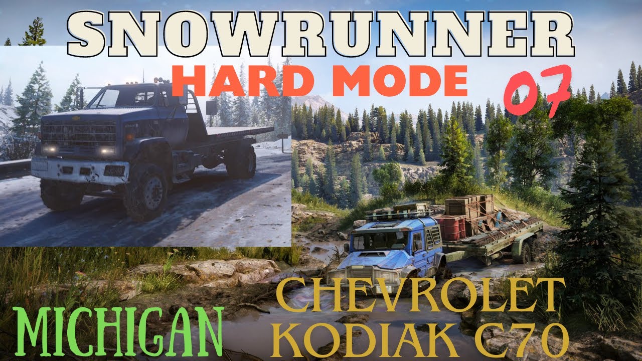 SnowRunner MICHIGAN Found Kodiak C70 EP 07 - YouTube
