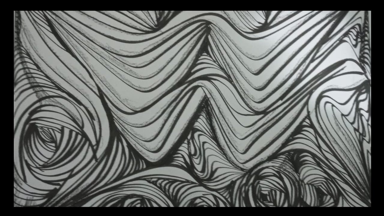 How to draw abstract easily - YouTube