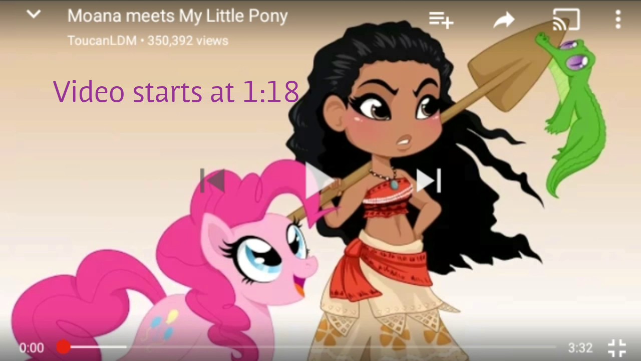Slow Reacts: Moana Meets My Little Pony - YouTube