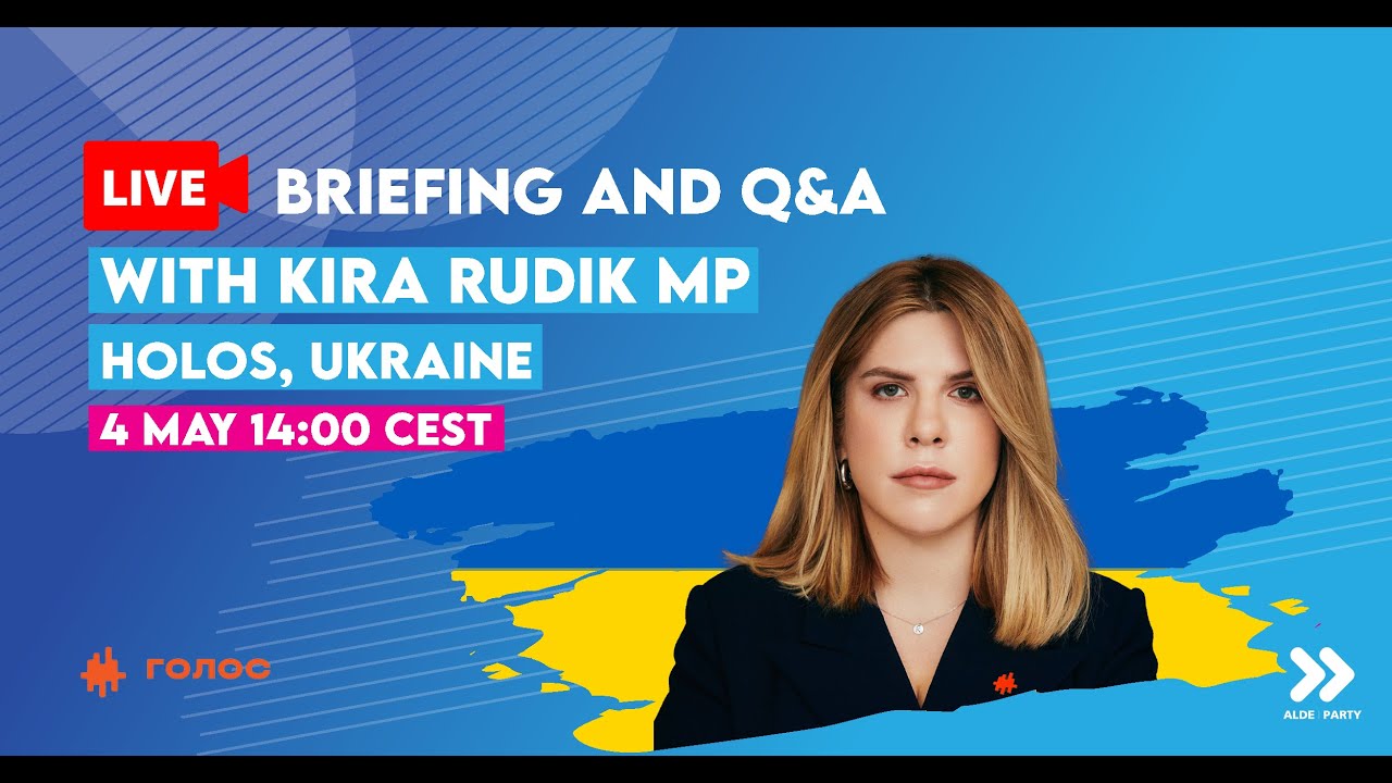 Ukraine Q&A with Kira Rudik MP - YouTube