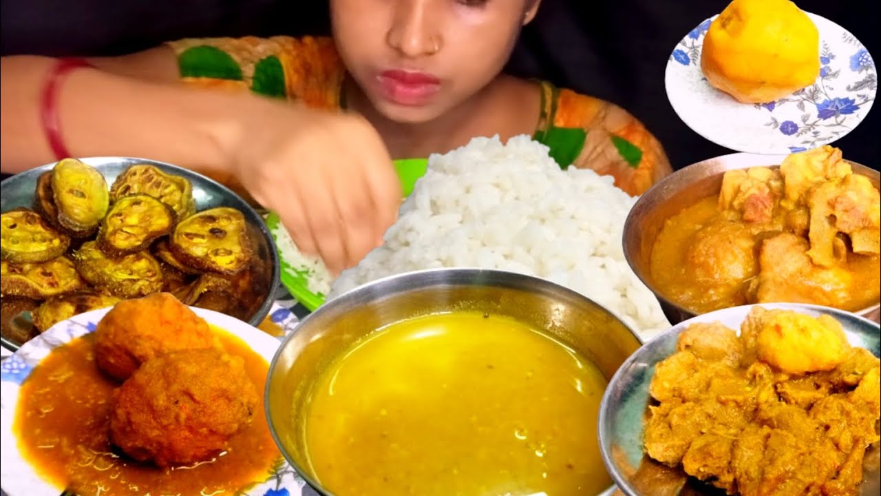 INDIAN MUTTON EATING VIDEO CURRY CHAWAL EATING 😋 EGG MASALA CURRY ...