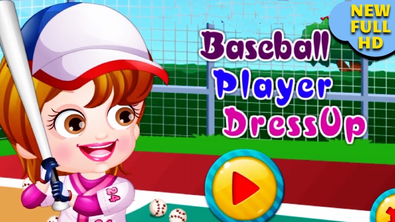 Baseball Player Dress Up Game | Fun Game Videos By Baby Hazel Games ...