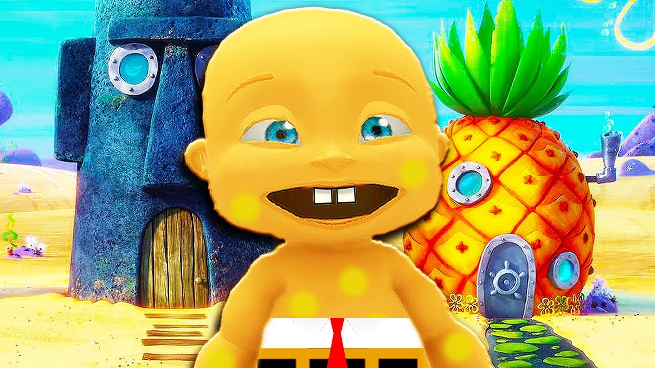 Baby Becomes SPONGEBOB! (Who's Your Daddy?) - YouTube