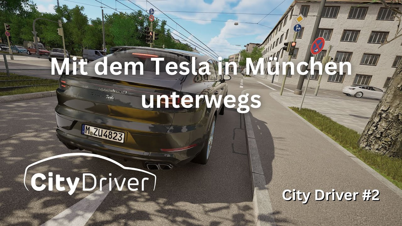 Mit dem Tesla in München unterwegs - City Driver #2 - YouTube