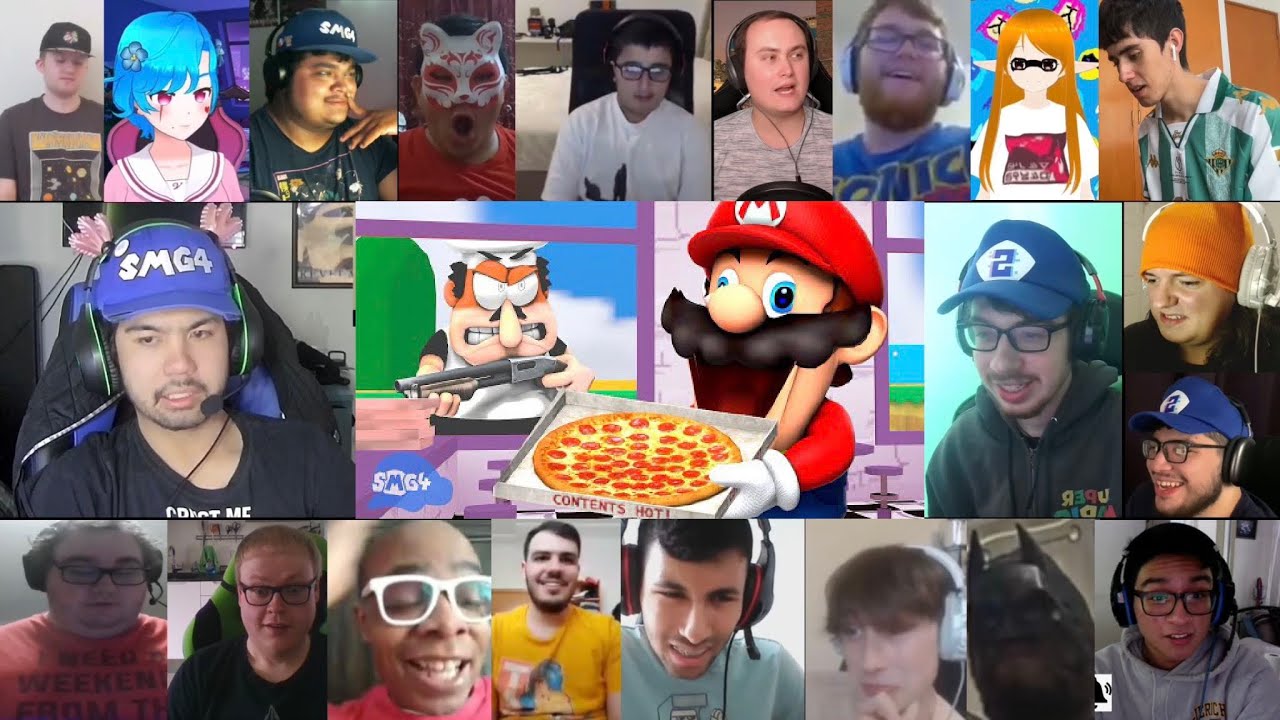 SMG4: Mario Opens a Pizza Shop Reaction Mashup - YouTube