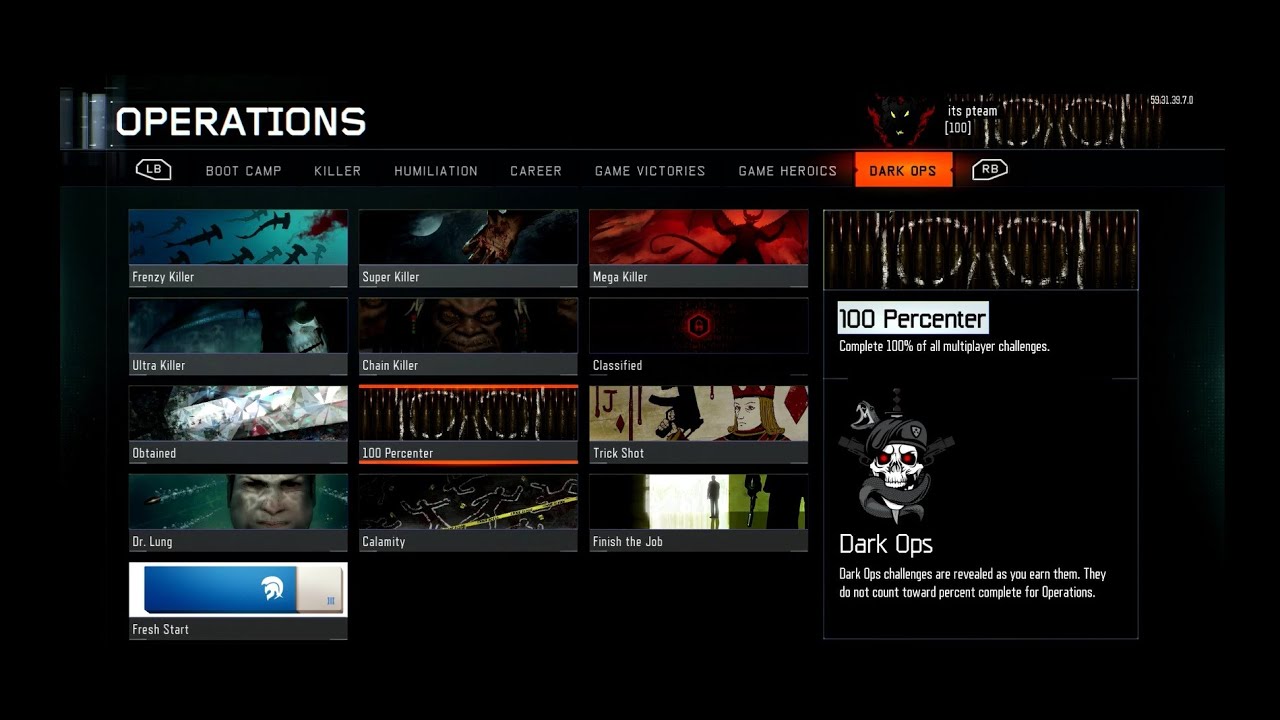 100 Percenter Challenge Completed! Call Of Duty Black Ops 3 - YouTube