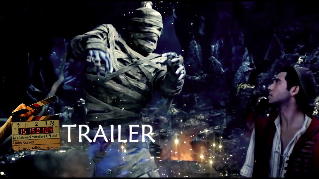 Aladdin "Mummy Genie" Trailer (2019) Will Smith, Mena Massoud, Naomi ...