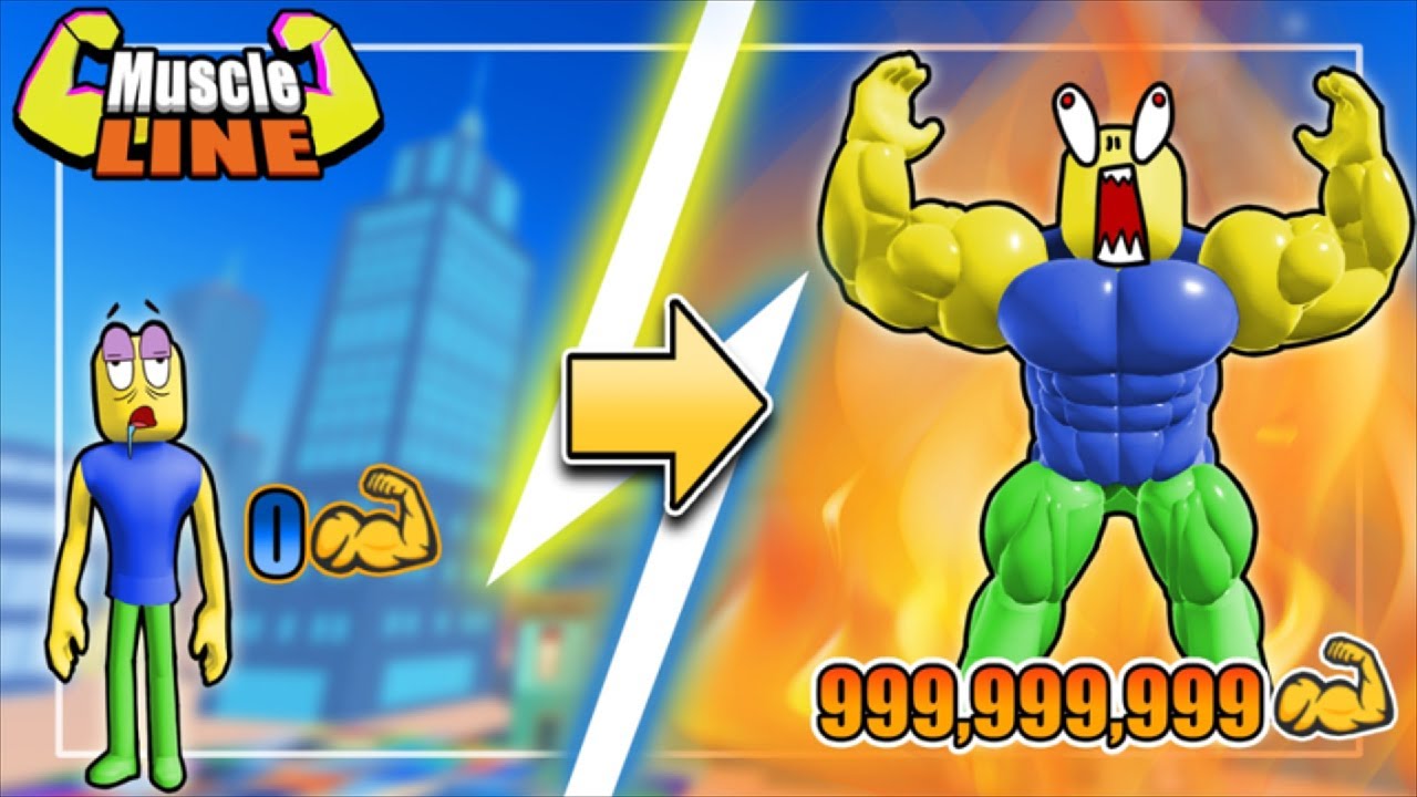 Training muscles | Muscle Line 💪 | ROBLOX gameplay - YouTube