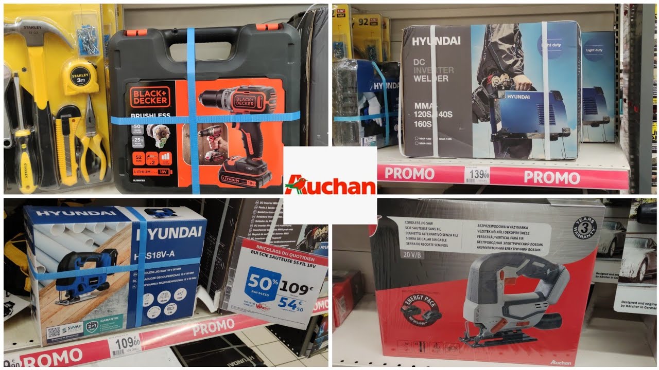 AUCHAN BRICOLAGE OUTILLAGE AVRIL 2021 - YouTube