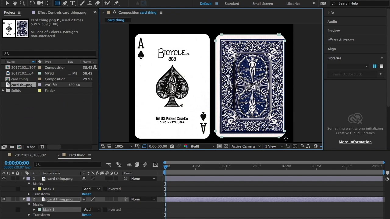Card Throw Effect Tutorial - YouTube