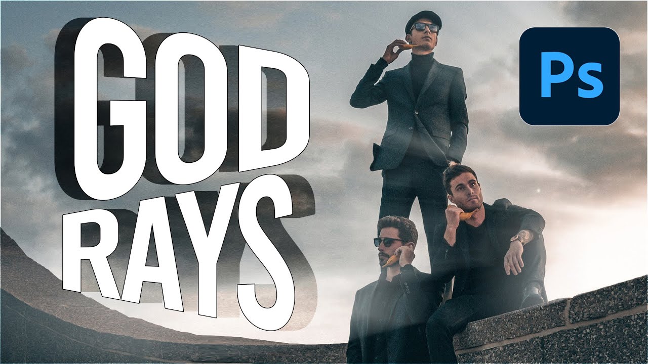 ARTIFICIAL GOD RAYS | Photoshop Tutorial - YouTube