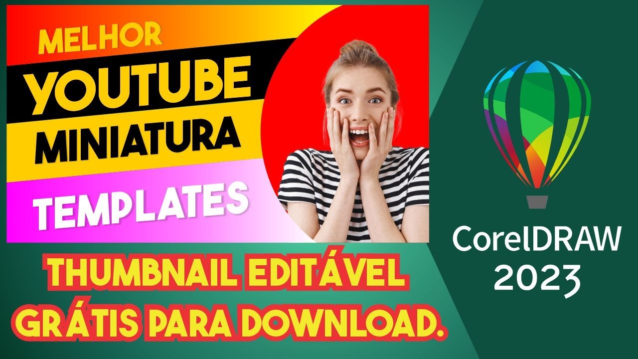 Como Cria uma Thumbnail pro seu Canal YouTube no Corel Draw 2023 - YouTube