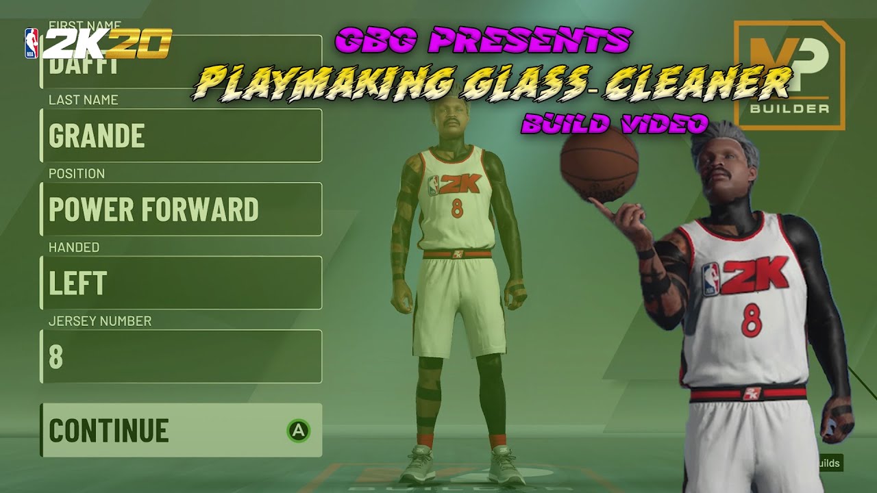 BEST POWER FORWARD BUILD NBA 2K20 - YouTube