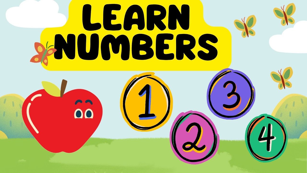 LEARN NUMBERS I CHILDREN NURSERY RHYMES AND LEARNING #kidsvideo # ...