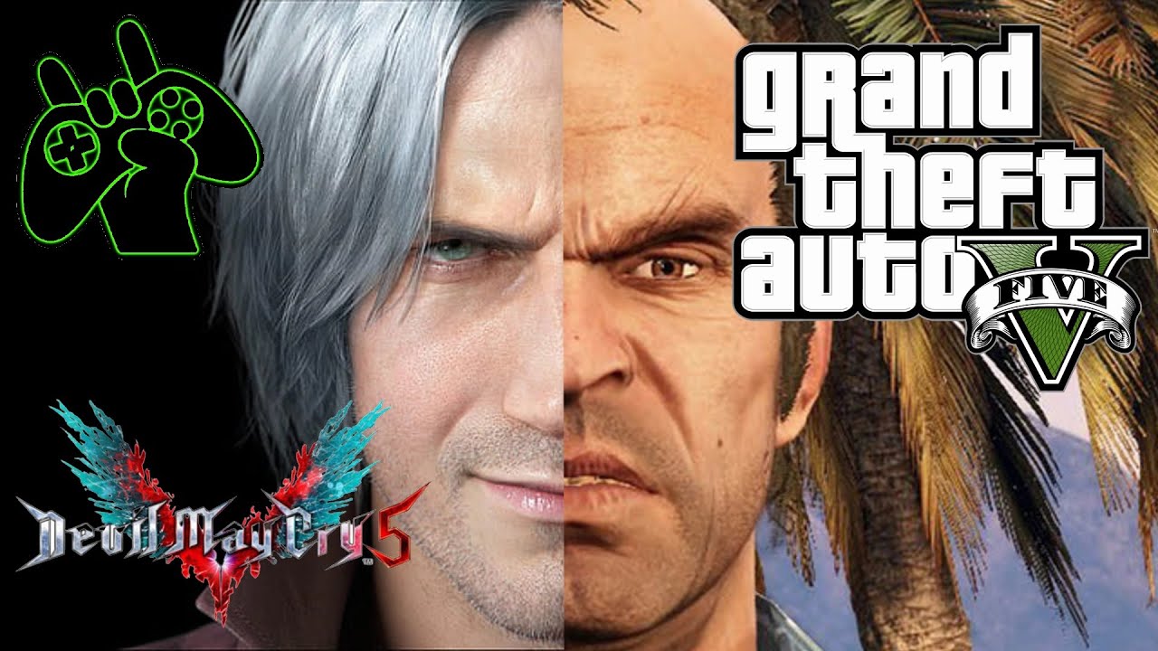 GTA 5 mods Dante Devil May Cry 5 (replace Trevor) - YouTube