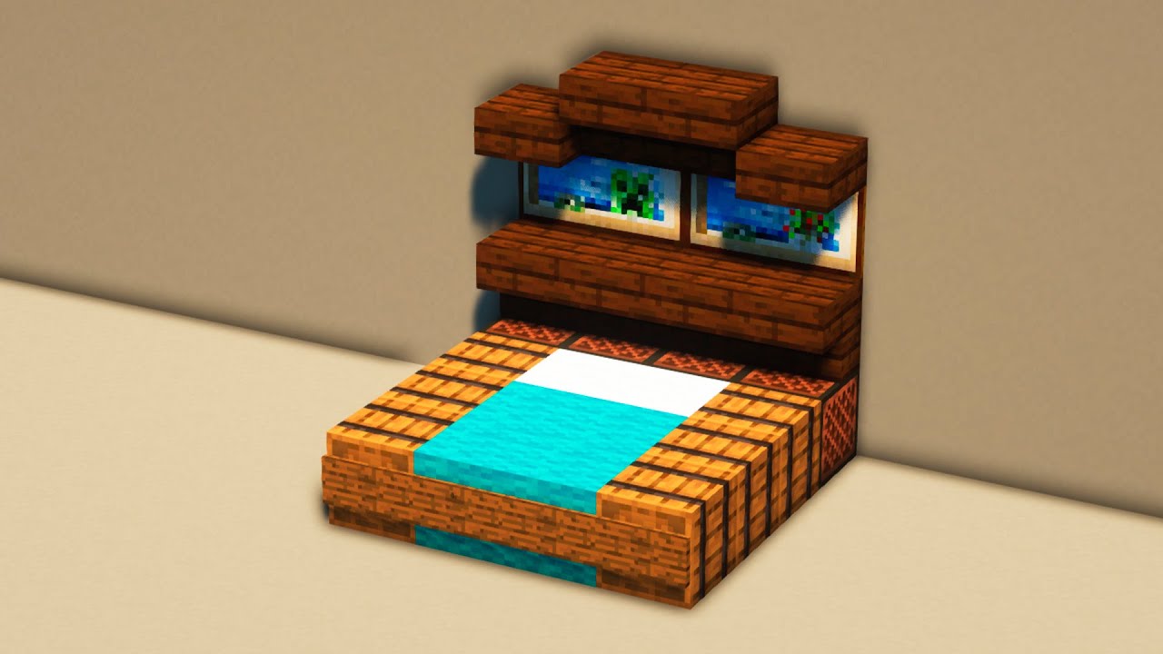 Decorative Bed In Minecraft - YouTube