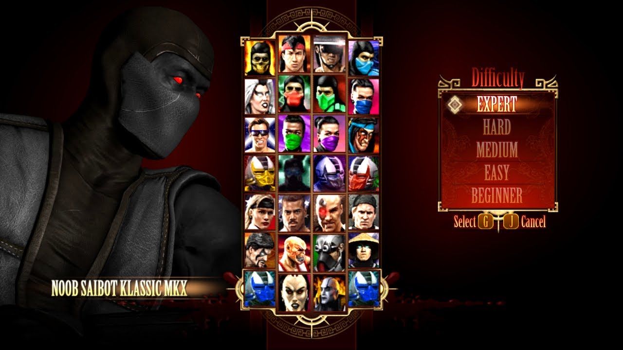 Mortal Kombat 9 - KLASSIC NOOB SAIBOT MKX MOD - NEW Expert Arcade ...