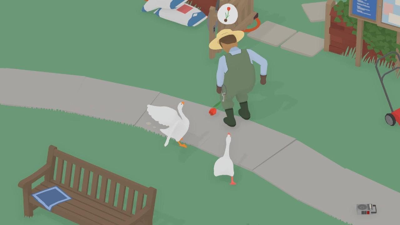 Untitled Goose Game - Geese - Garden Time Challenge - YouTube