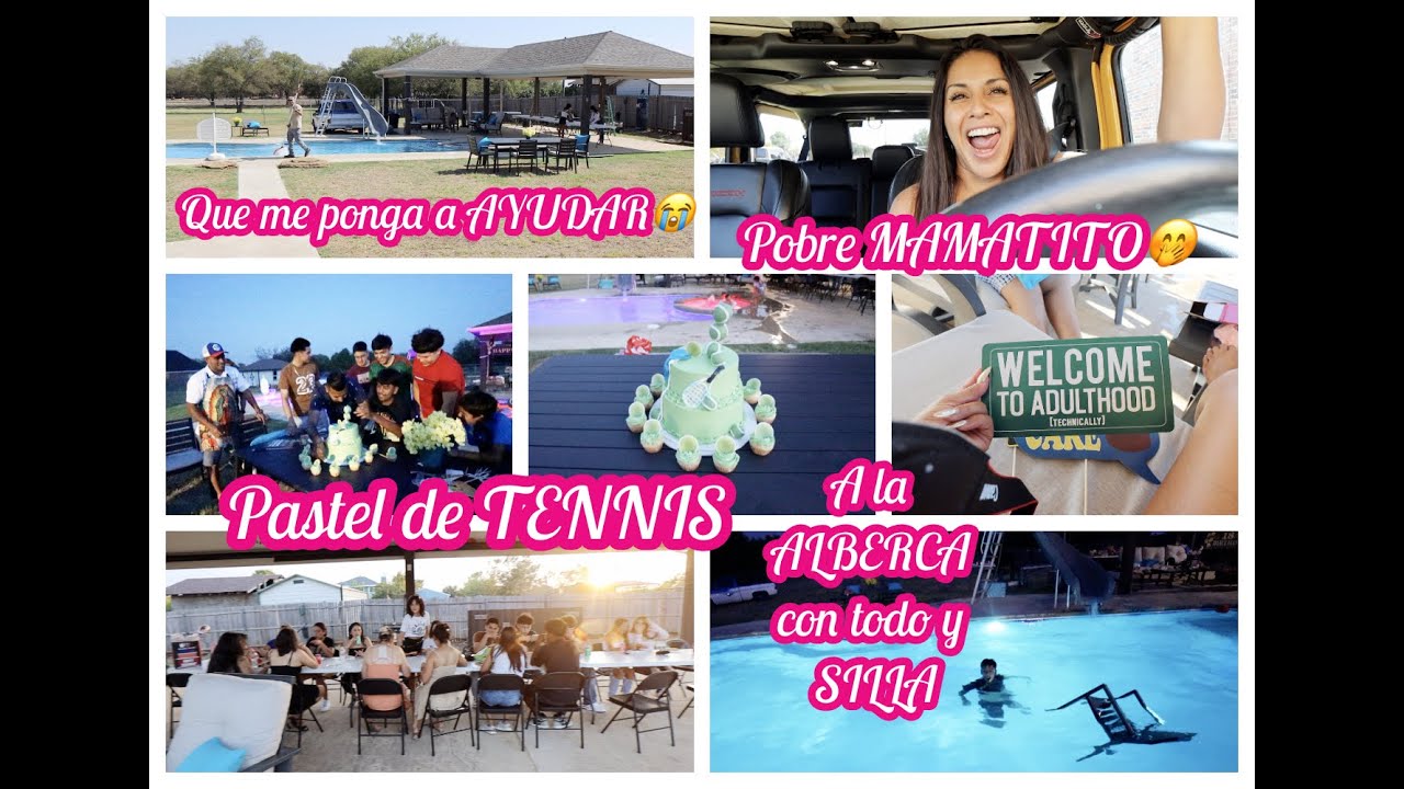 Albercada en CASA🏊‍♀️ Festejo de mi BEBE + Lo echaron a la ALBERCA con ...