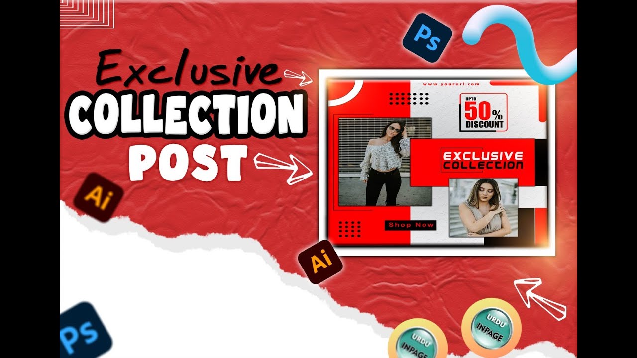 Exclusive Collection Social Media Post | adobe Photoshop - YouTube