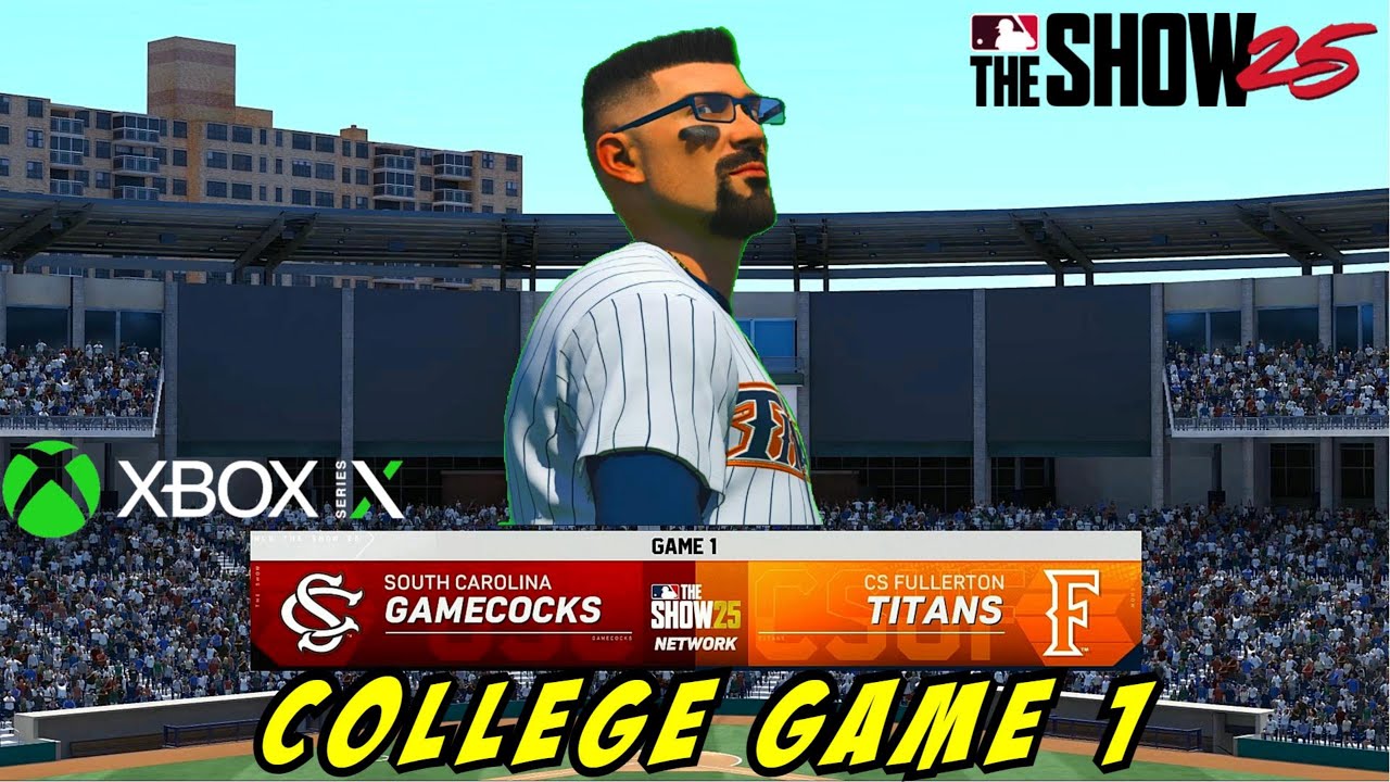 MLB The Show 25 College Game 1 - The Pocket Catcher plays his first ...