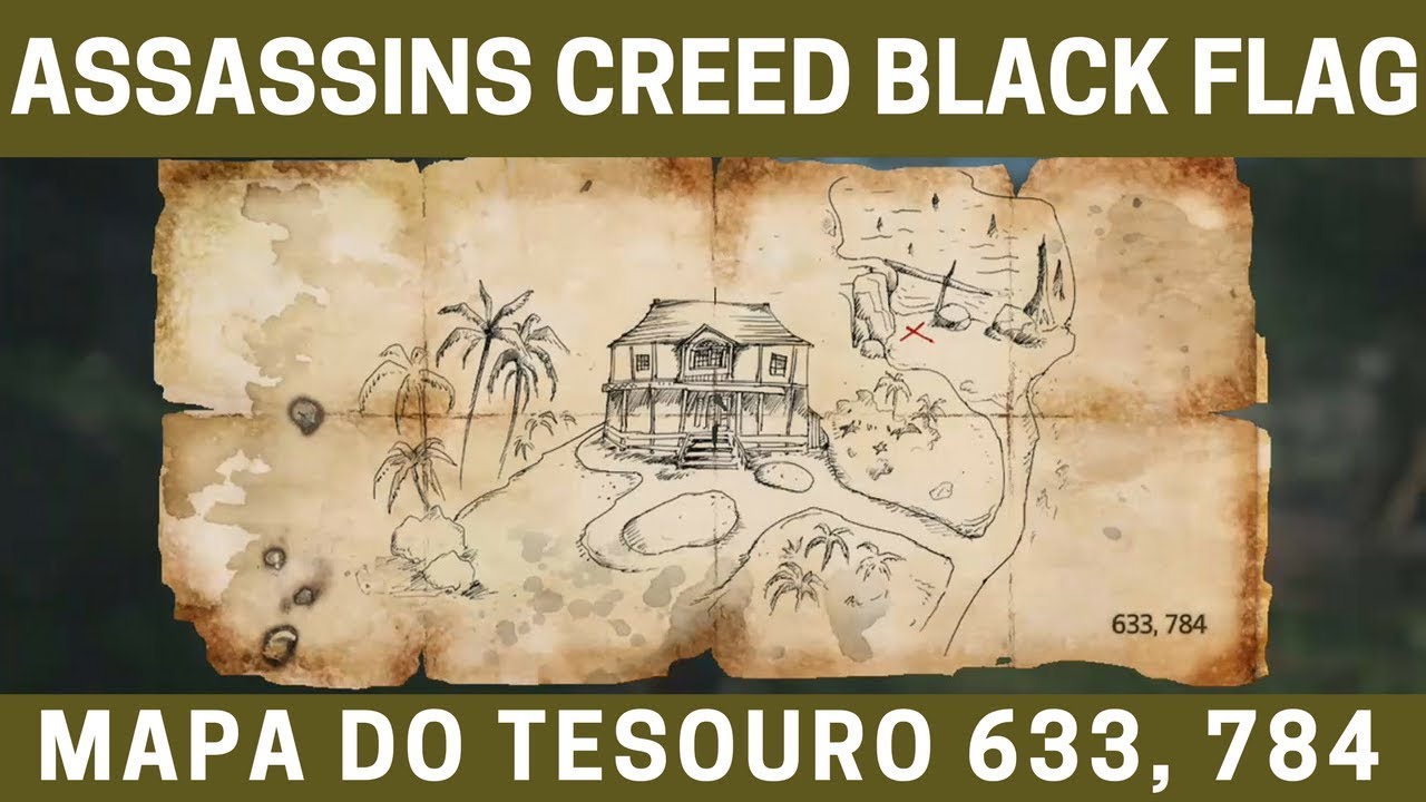 Assassins Creed Black Flag - Localização e Solução MAPA 633, 784 - YouTube