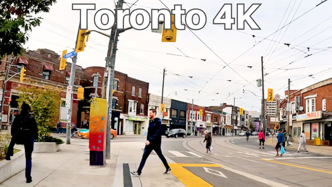 Roncesvalles, a Walk Down an Iconic Toronto Avenue | Scenic Walk 4K HDR ...